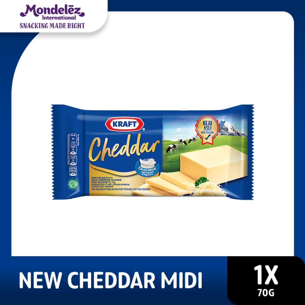 Jual Kraft Keju Cheddar Box 70g, ukuran ekonomis untuk masak kue dan ...