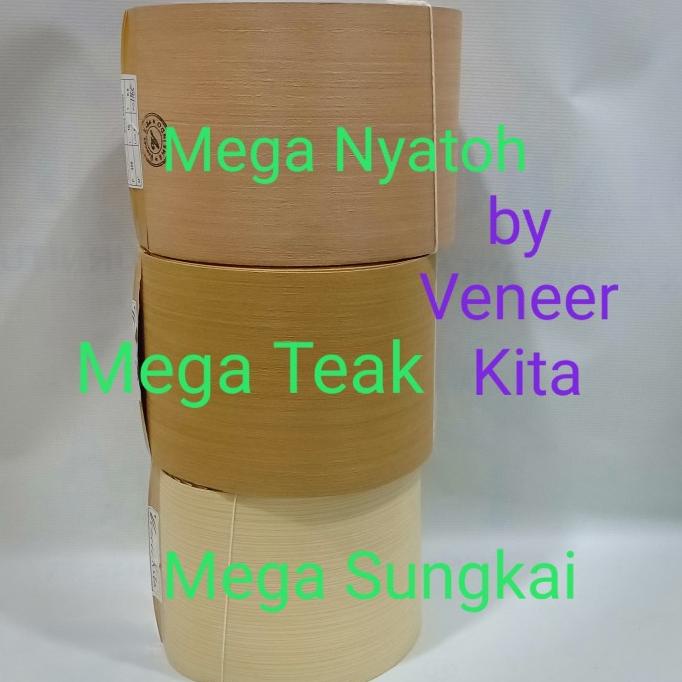 Jual Produk Terbaik] veneer Mega teak/ Mega sungkai 0.6* 16 cm | Shopee ...