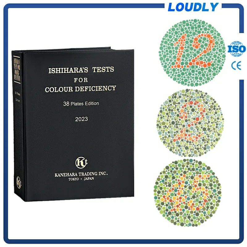 Jual Buku Buta Warna Ishihara Book 38 Plates Color Blindness Color ...