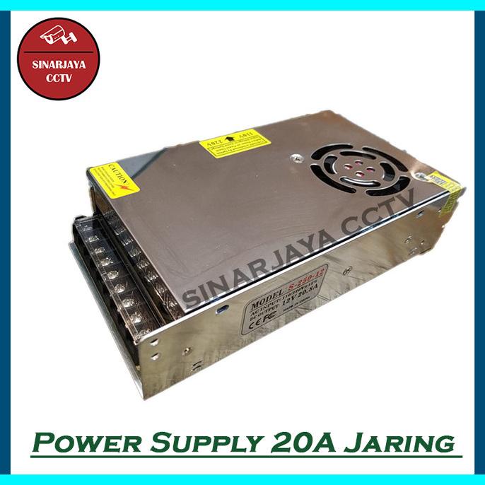 Jual POWER SUPPLY CCTV 12V 20A | Shopee Indonesia