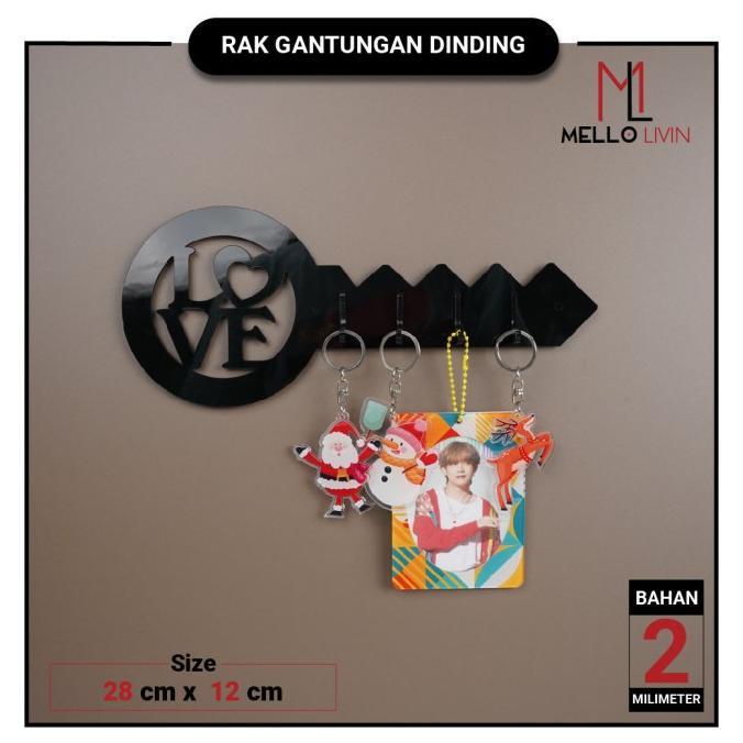 Jual Gantungan Kunci / Gantungan Tas / Rak Dinding Dekorasi Tipe Kunci ...