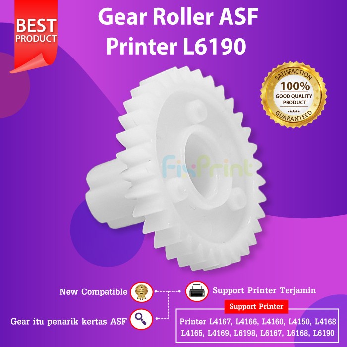 Jual Gear Asf Roller L6190 Gir Pick Up Roll Printer Epson L4150 L4160 ...