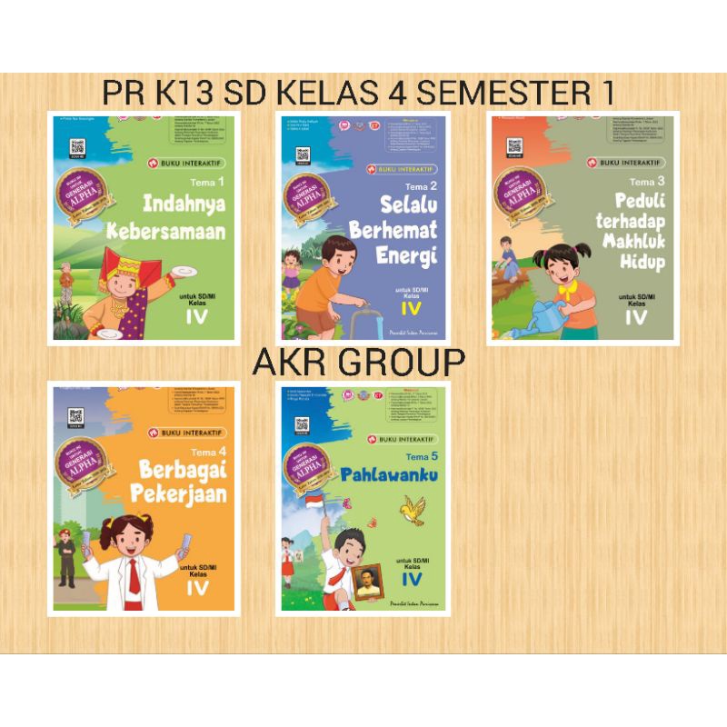 Jual Buku Pr/LKS Tematik Kurikulum K13 Sd Kelas 4 Semester 1&2 Intan pariwara Tahun 2023 ...