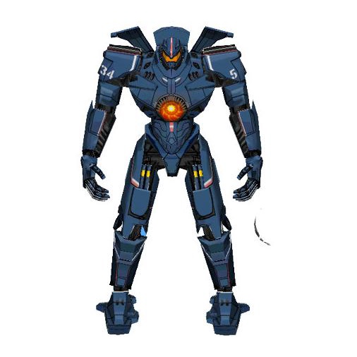 Jual DIY Papercraft Lembar kertas pola Mecha Gipsy Danger Pacific Rim ...
