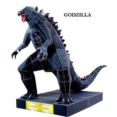Jual DIY Papercraft Kertas Pola Figure Godzilla Big Scale | Shopee ...