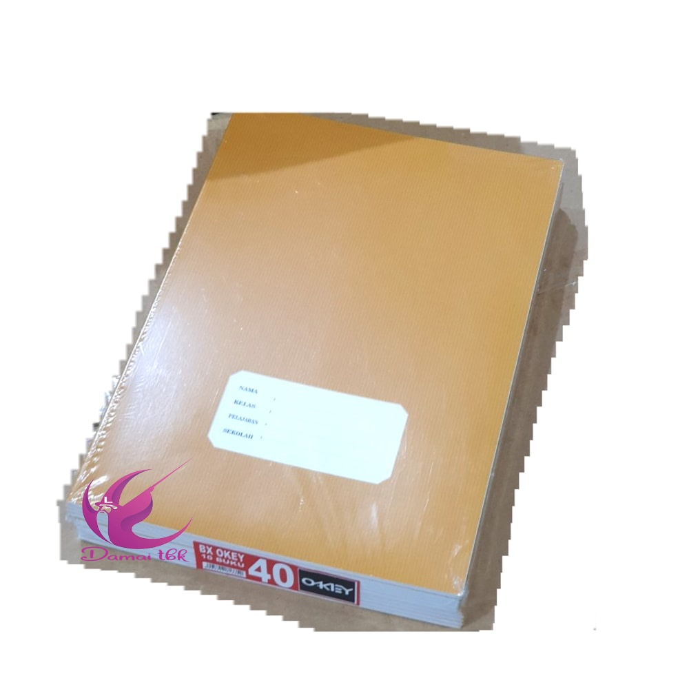 Jual Buku Tulis Okey Boxy 36, 40 , 50 Lembar per 10 pcs Cover Sampul ...