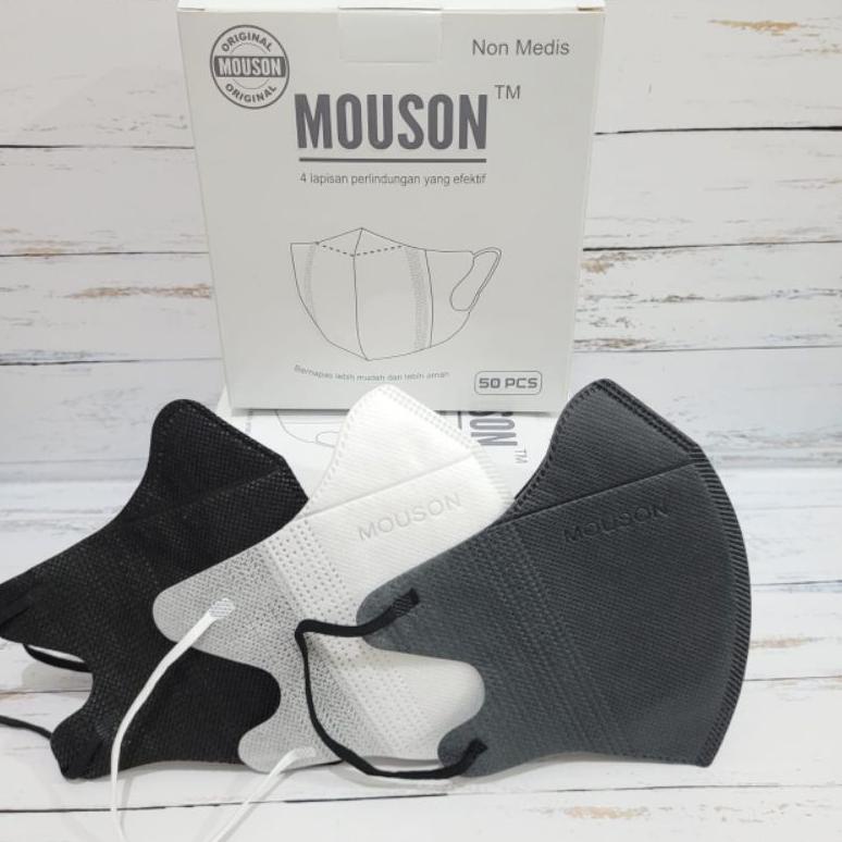 Jual New Mbappe Masker Duckbill Mouson Face Mask 4 Ply Earloop Isi 50 ...