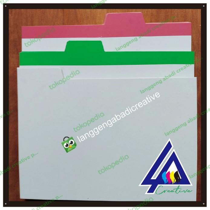 Jual Sekat Arsip Guide Sekat Arsip Dokumen Peralatan Kearsipan | Shopee Indonesia