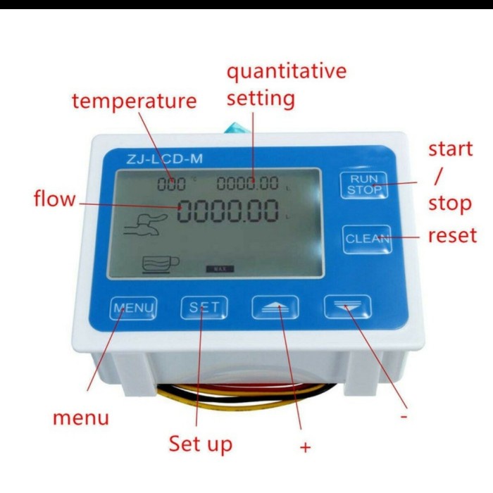 Jual Flow Sensor 2 Inch Water Flow Sensor With Lcd Displaycontrol ...