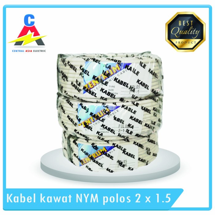 Jual Kabel Listrik Kawat NYM Polos 2 x 1.5 (50 Meter) | Shopee Indonesia