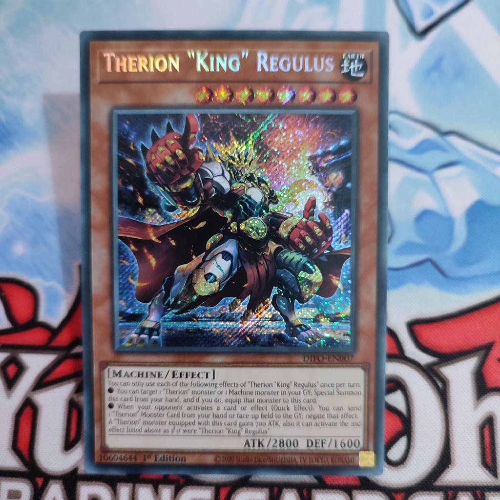 Jual yugioh therion king regulus DIFO secret rare 1st original | Shopee Indonesia