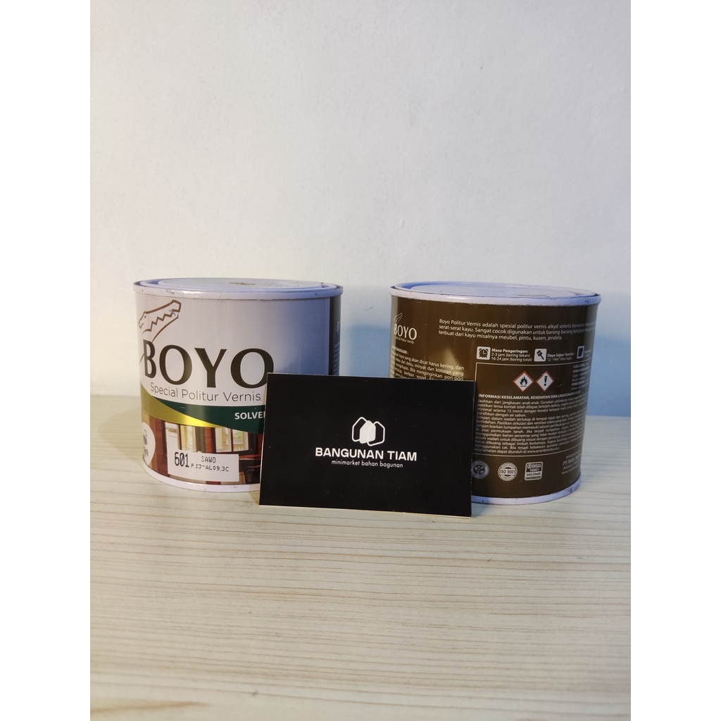 Jual BOYO POLITUR KAYU 1/2KG AVIAN ~ CAT PELITUR PLISTUR VERNISH ...