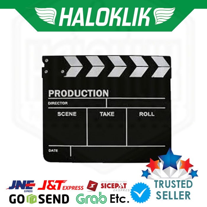 Jual Terlaris Clapper Board / Take Action / Clapperboard Mica | Shopee ...