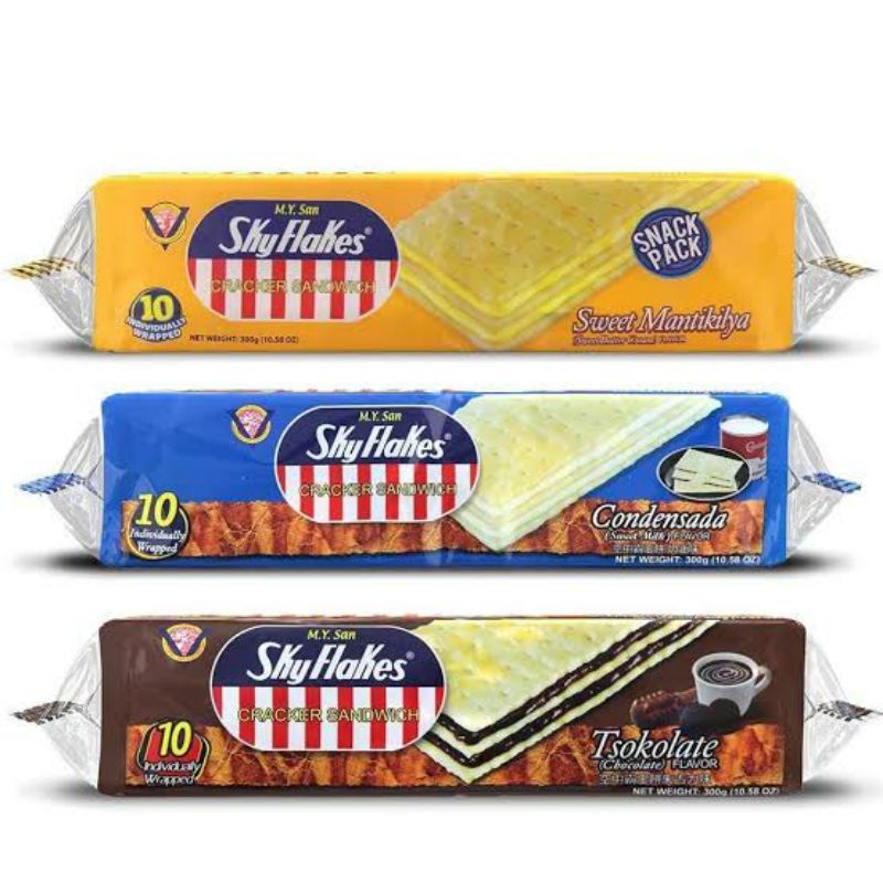 Jual MY SAN Sky Flakes Crackers Sandwich Certified Halal Philippines ...