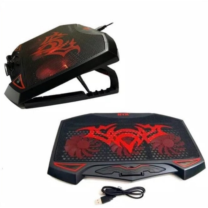 Jual NYK X1 Wind Coaster Gaming Cooling Pad Laptop 3 Fan tom04 | Shopee ...