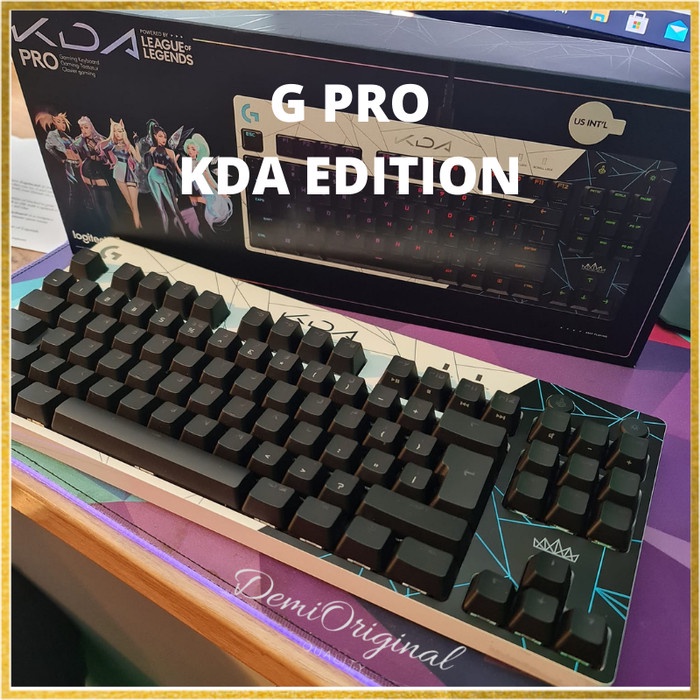 Jual Logitech Gaming Keyboard G Pro GPro TKL KDA K/DA Edition Original ...
