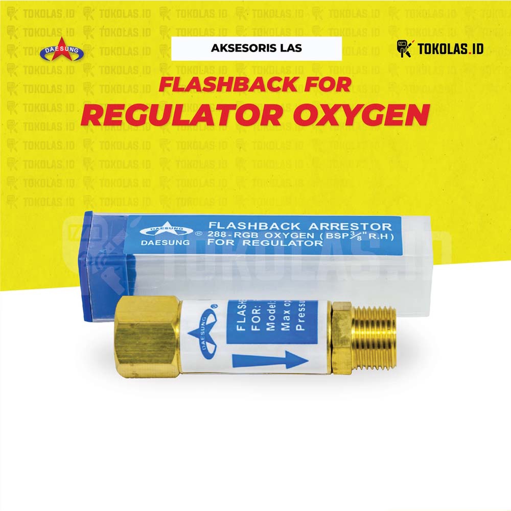 Jual Daesung Flashback Arrestor Pengaman Regulator Oxygen Oxy Flash ...