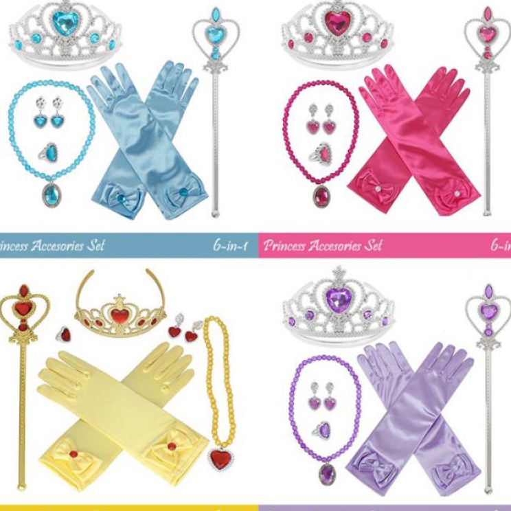 Jual Ready Stok [MAMASILO] BANDO MAHKOTA SARUNG TANGAN TONGKAT PRINCESS ...