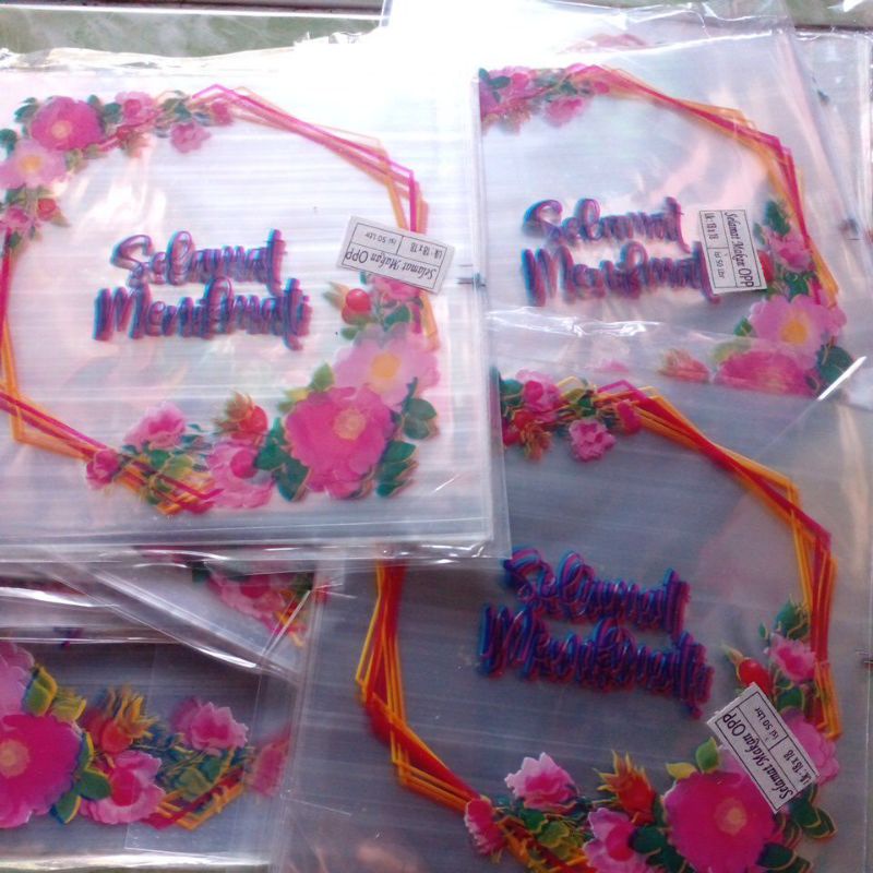 Jual Plastik OPP selamat menikmati plastik waskom besek hajatan samir ... Jual Plastik OPP selamat menikmati plastik waskom besek hajatan samir ...