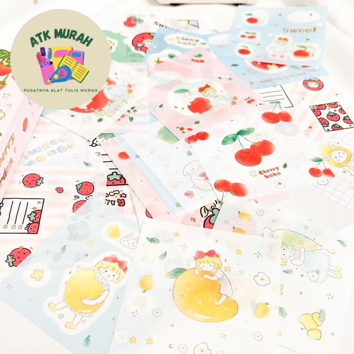 Jual Sticker Box Warna Anti Air Isi 100 Lembar Senmu Versi 2 Waterproof ...