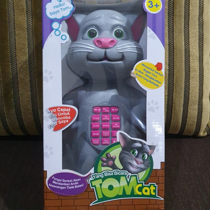 Jual Lu Toys Kucing Talking Tom Cat Tomcat | Shopee Indonesia
