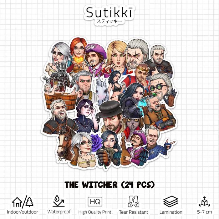 Jual Sticker Pack The Witcher 3 Game Stiker Laptop Vinyl Tumbler ...
