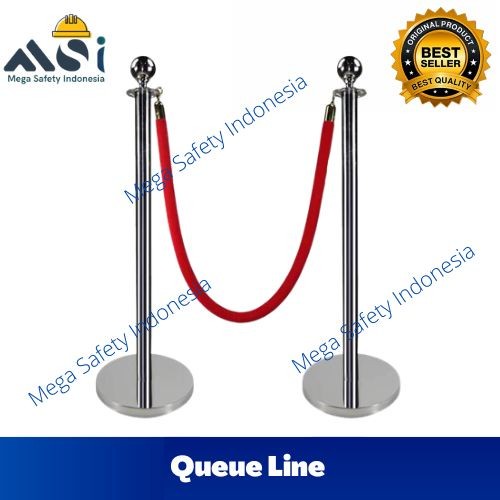 Jual Tiang Pembatas Antrian Stainless Queue Line Standing Barrier ...