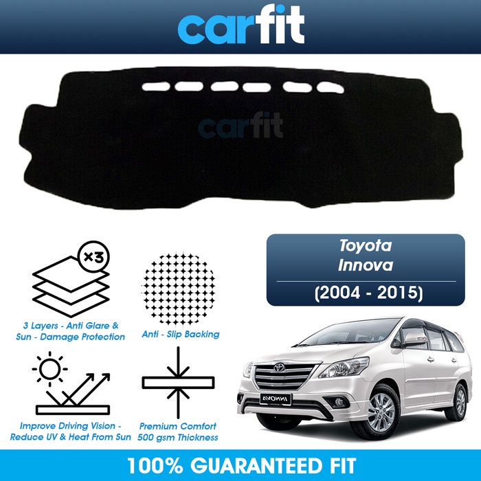 Jual CARFIT Dashmat Toyota Innova Dashboard Cover Karpet Dasbor 2004 ...