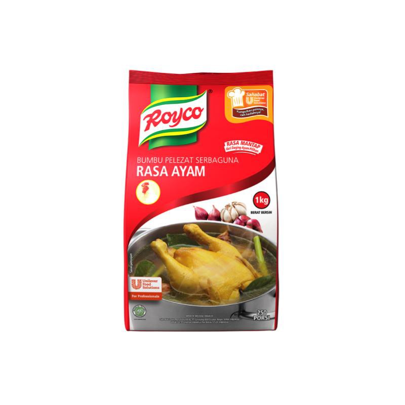 Jual ROYCO AYAM 1 KG BUMBU PELEZAT SERBAGUNA KALDU CHICKEN POWDER ...