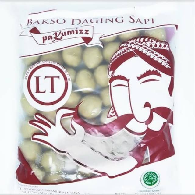 Jual (LT) BAKSO PAKUMIZZ 600 GR 50 BUTIR BASO DAGING SAPI SEDANG PAK ...