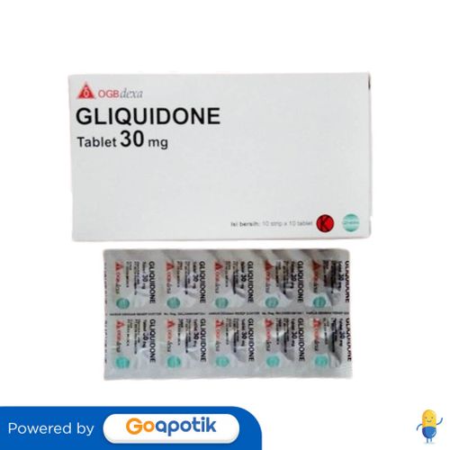 Jual GLIQUIDONE OGB DEXA MEDICA 30 MG BOX 100 TABLET | Shopee Indonesia