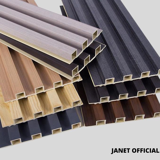 Jual Wpc Wall Panel Dekor Dinding 300Cm X 16Cm Wood Panel 3M Pvc Terbaru | Shopee Indonesia