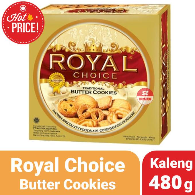 Jual ROYAL CHOICE Kaleng 480 gr - Biskuit Butter Cookies 480g | Shopee ...