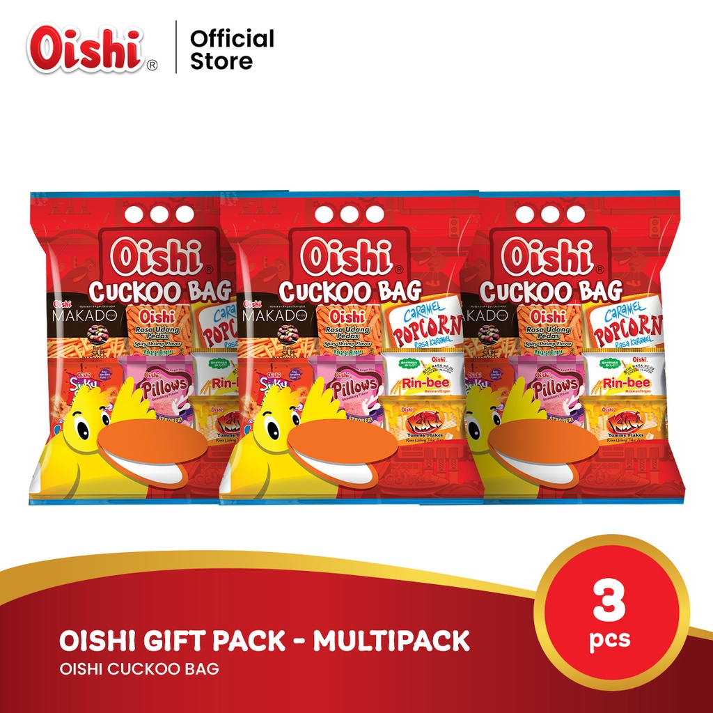 Jual Oishi Gift Pack - Multipack 3pcs | Shopee Indonesia