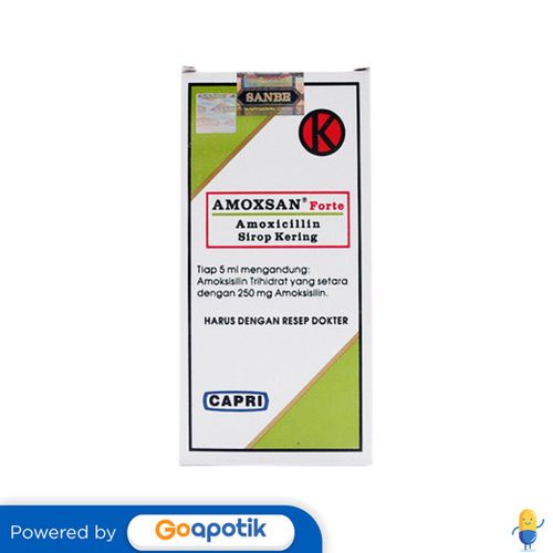 Jual AMOXSAN FORTE 250 MG/5 ML DRY SYRUP 60 ML | Shopee Indonesia