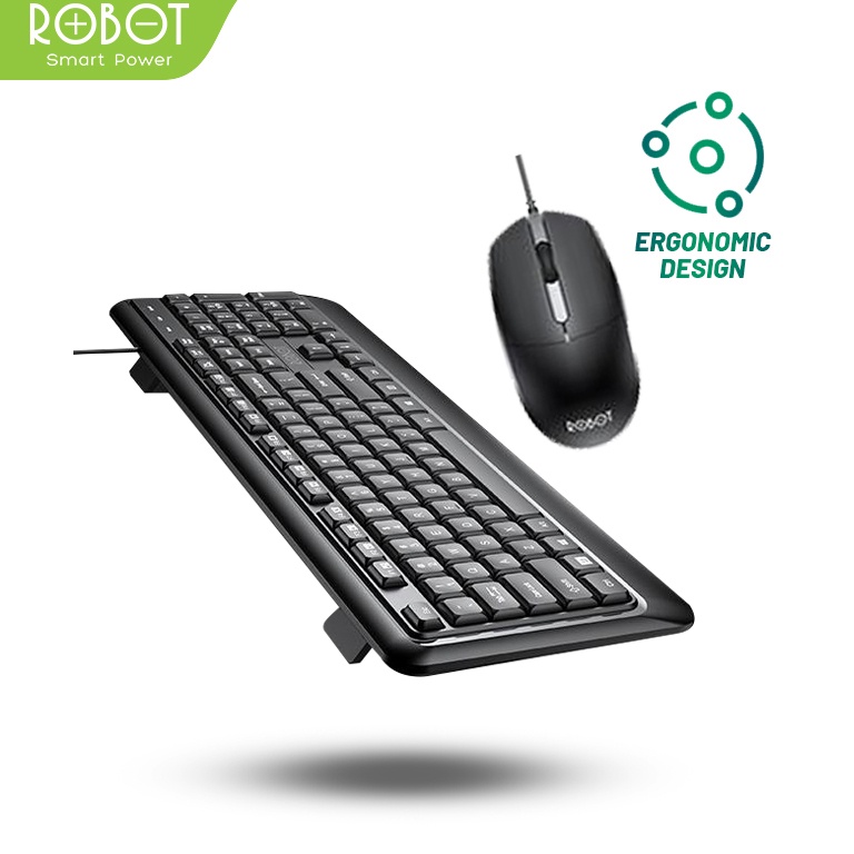 Jual SHOPEE MALL ROBOT Set Combo Keyboard and Mouse KM2600 for Komputer ...