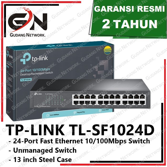 Jual NEW SERIES TP-LINK TL-SF1024D 24-PORT 10/100MBPS TPLINK SWITCH HUB ...