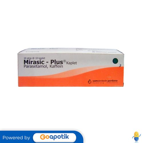 Jual MIRASIC PLUS BOX 100 KAPLET | Shopee Indonesia