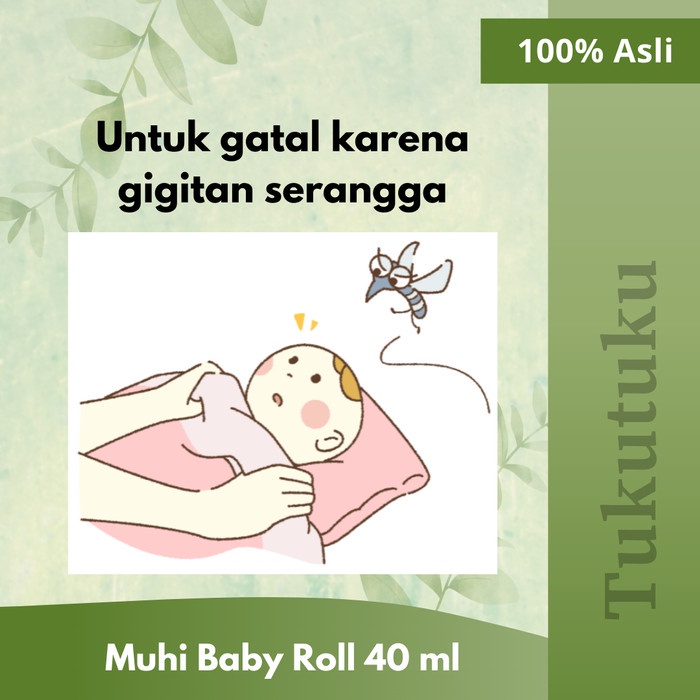 Jual Muhi Baby Anti Itch Roll On 40 Ml - Lotion Anti Gatal Untuk Bayi ...