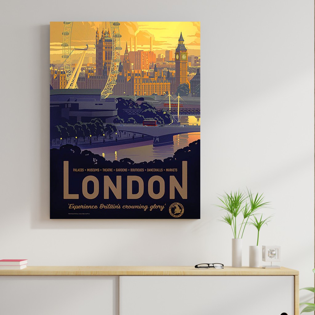 Jual Poster Kayu "London" Ukuran 20Cm x 30Cm | Shopee Indonesia