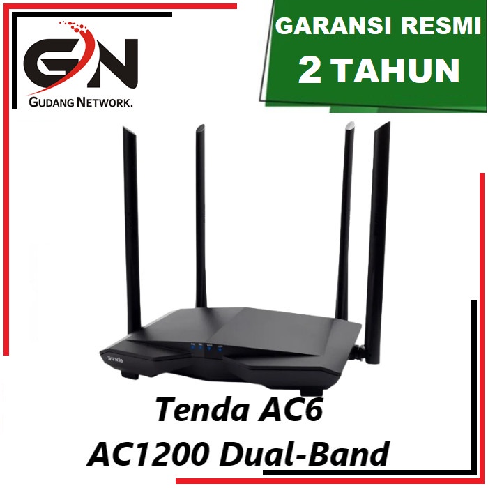 Jual TENDA AC6 AC1200 Smart Dual-Band Wireless Router | Shopee Indonesia
