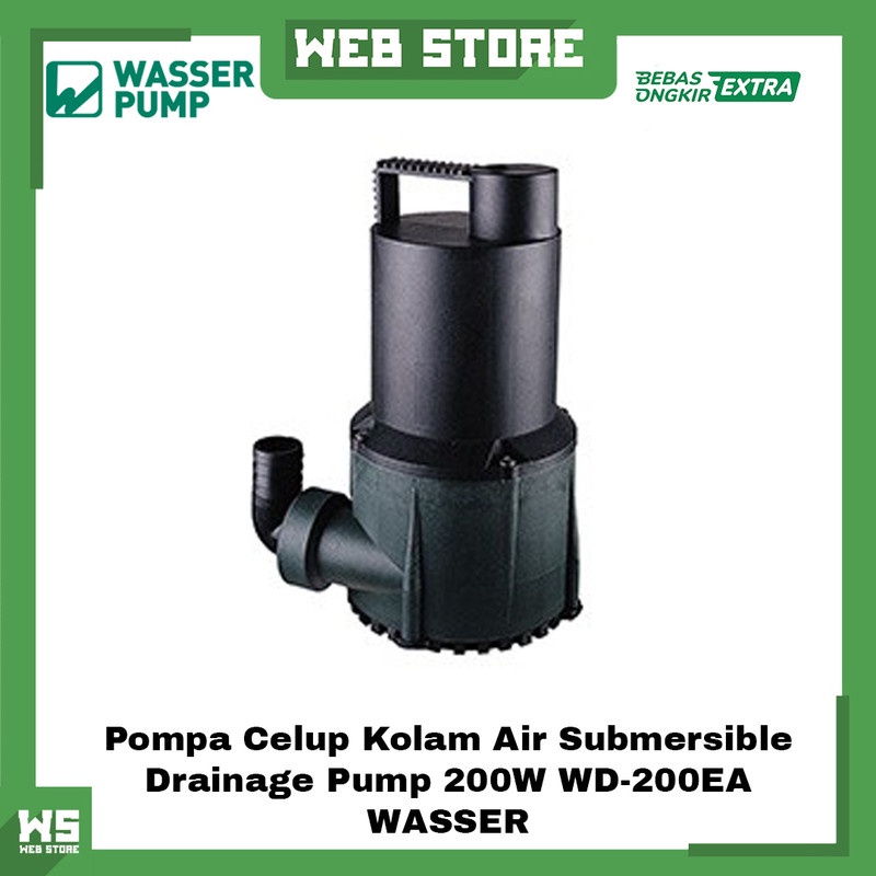 Jual Pompa Celup Kolam Air Submersible Drainage Pump 200W WD-200EA ...