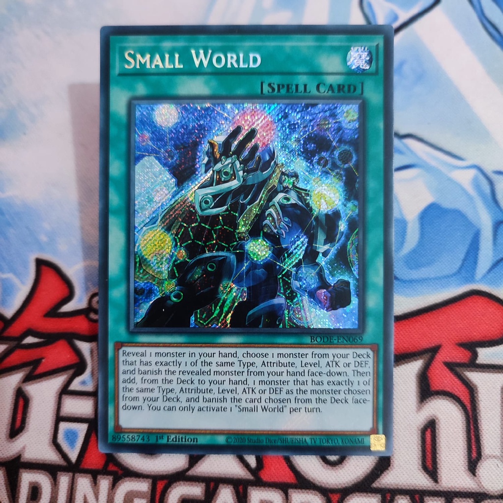 Jual yugioh small world BODE secret rare 1st original | Shopee Indonesia