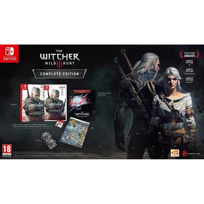 Jual Nintendo Switch / Ns Witcher 3: Wild Hunt Complete Edition English ...