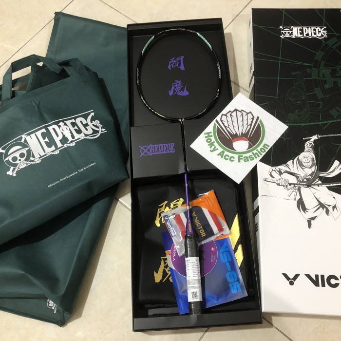 Jual FULL SET BOX RAKET BADMINTON VICTORR THRUSTER ONE PIECE ENMA ...
