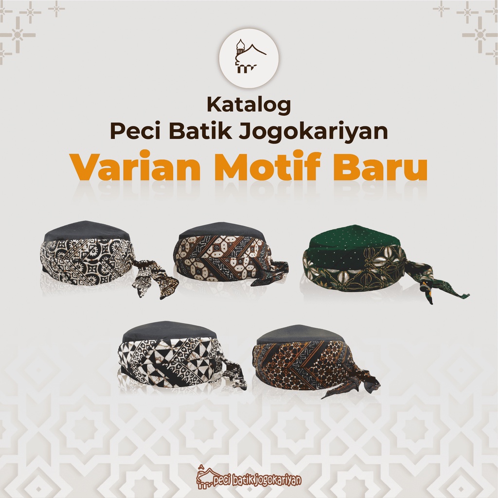 Jual Peci Batik Jogokariyan Motif Baru Original | Shopee Indonesia