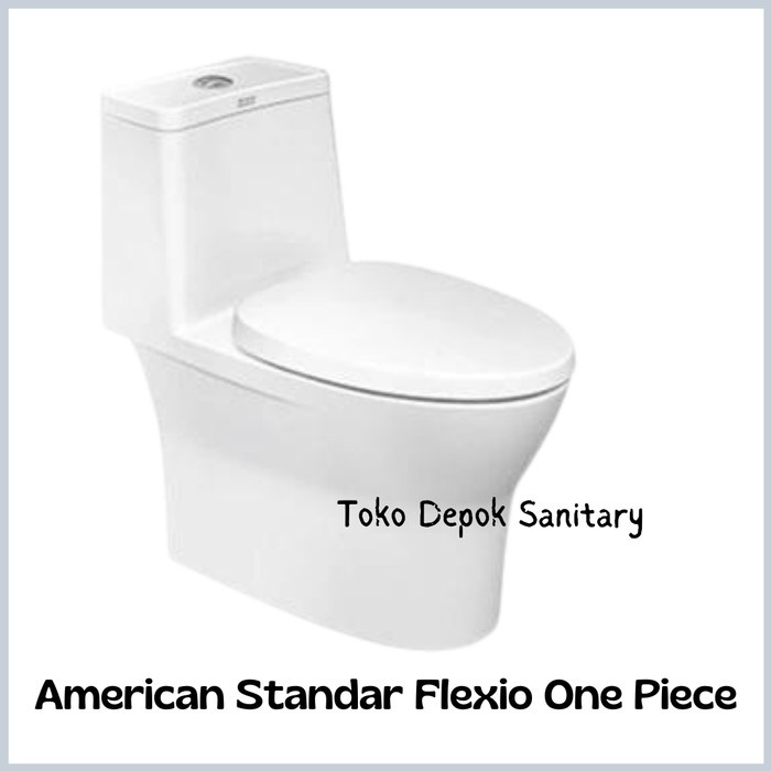 Jual CLOSET DUDUK AMERICAN STANDAR FLEXIO ONE PIECE / KLOSET DUDUK ...