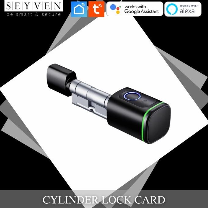 Jual SEYVEN SMART DOOR LOCK KEYLESS CYLINDER WATERPROOF APP TUYA ...