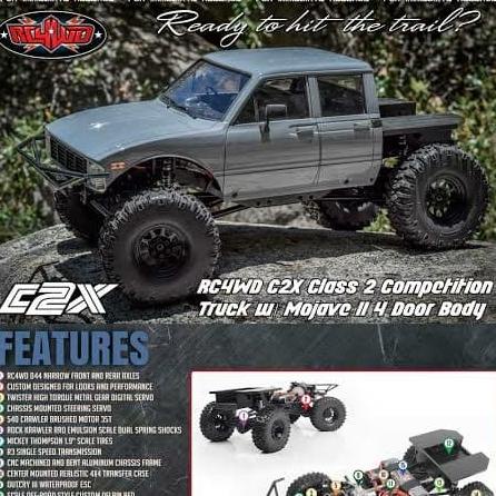 Jual RC4WD C2X CLASS 2 COMPETITION TRUCK W/ MOJAVE II 4 DOOR BODY RTR | Shopee Indonesia
