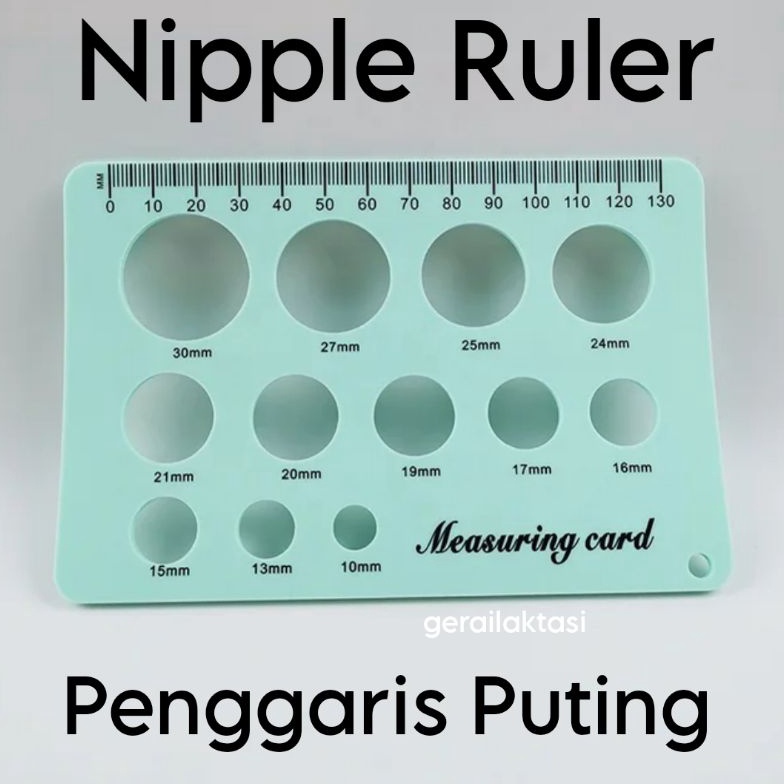 Jual Murah Penggaris Diameter Puting - Nipple Ruler untuk mengukur ...